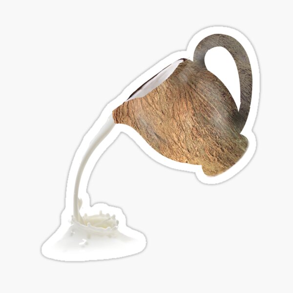 "Amazing Coconut Milk" Sticker for Sale by osamaandosama | Redbubble