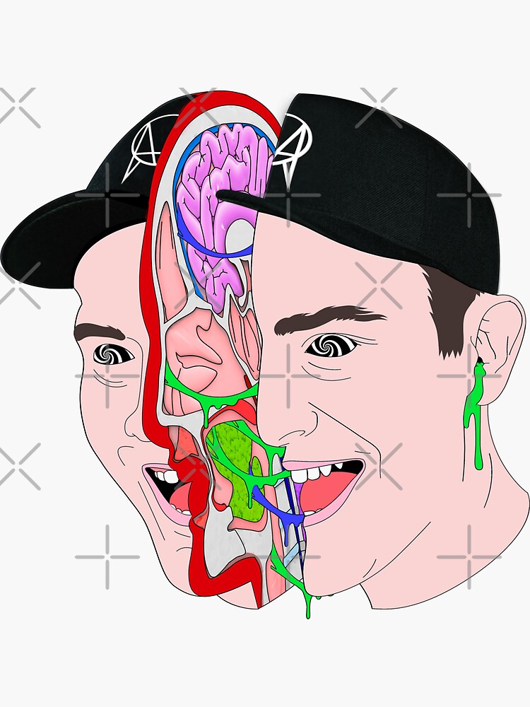 "Getter Head Splitter" Sticker for Sale by TheDarkKRONOS | Redbubble