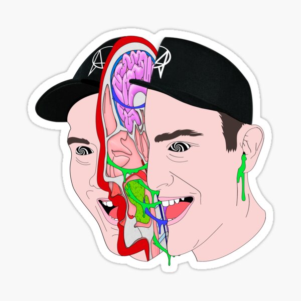 "Getter Head Splitter" Sticker for Sale by TheDarkKRONOS | Redbubble