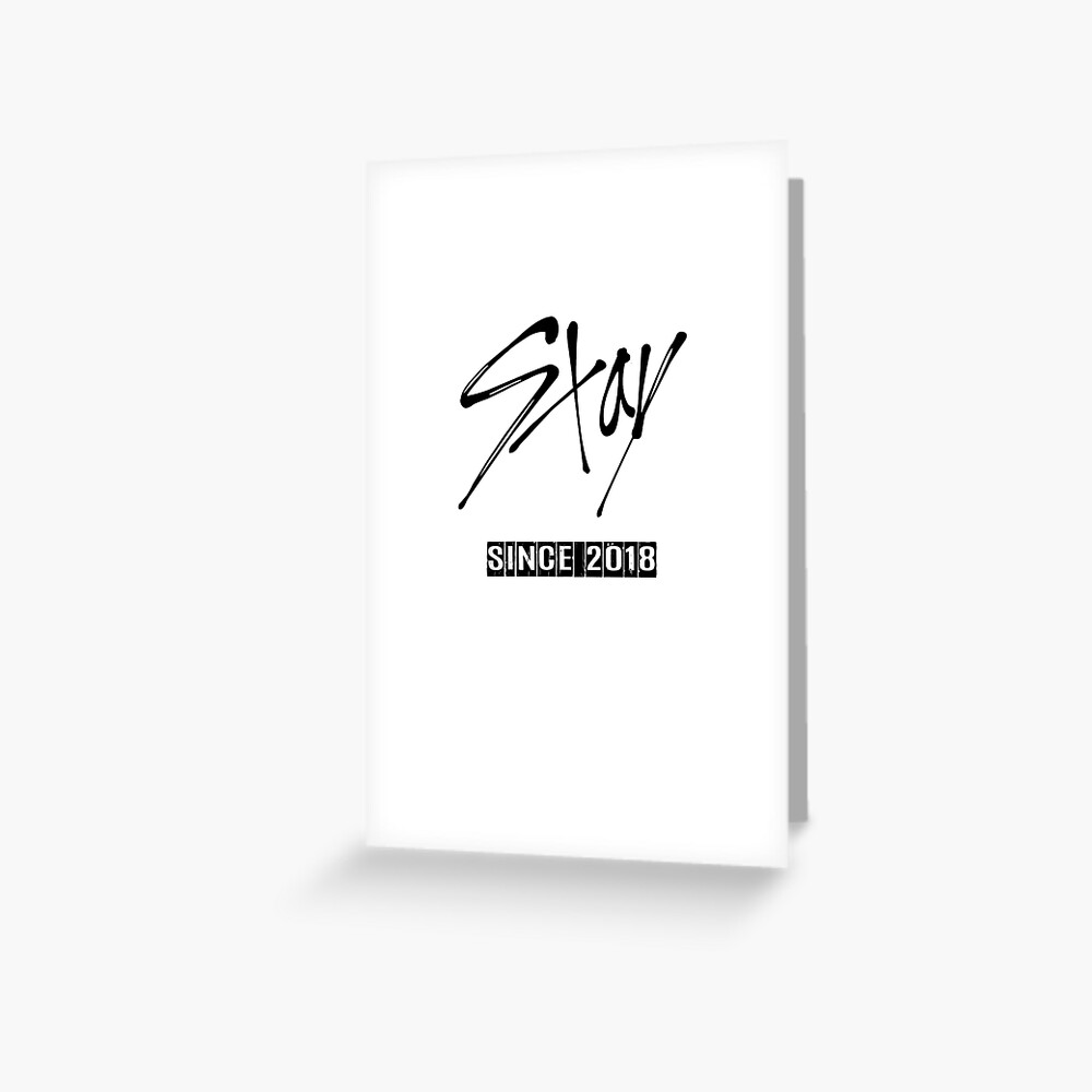 "KPOP STRAY KIDS FANDOM NAME STAY" Greeting Card for Sale by LySaVN ...