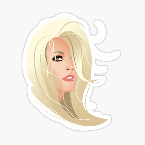 "Sharon" Sticker for Sale by AleMogolloArt | Redbubble