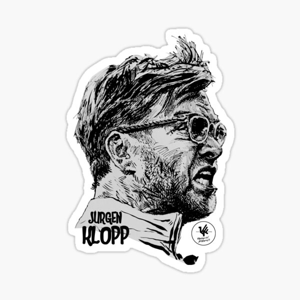"Jürgen Klopp " Sticker for Sale by TheKopArtStudio | Redbubble