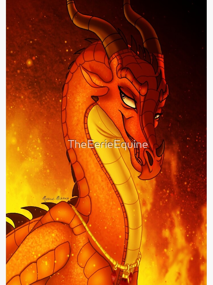 "Wings of Fire: Queen Scarlet " Poster for Sale by TheEerieEquine ...