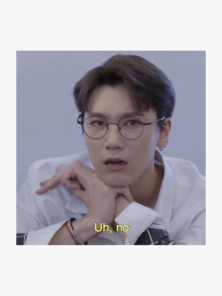 "NCT Ten Meme" Sticker for Sale by chogiwhy | Redbubble
