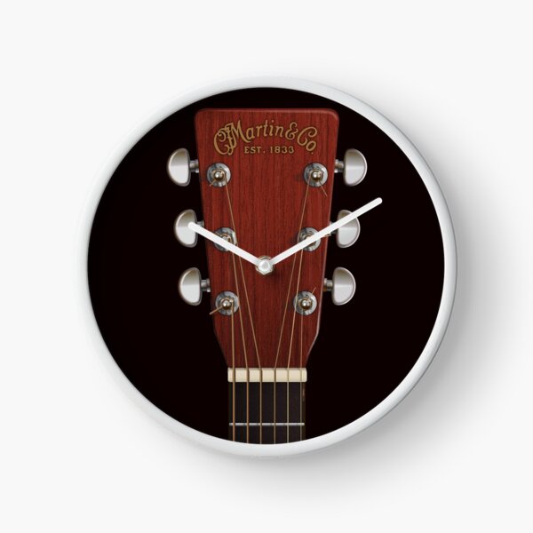 Martin Guitar Clocks | Redbubble