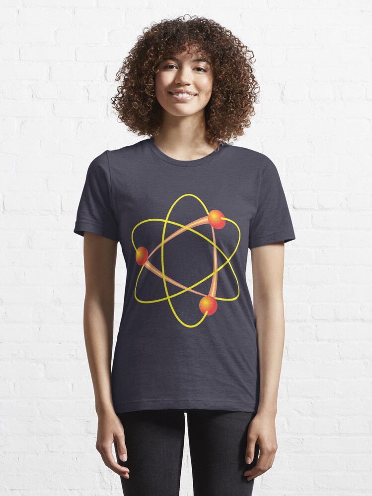 "Atomic Whirl Atom Symbol Physics" T-shirt for Sale by ckennicott ...