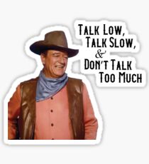 John Wayne Stickers | Redbubble