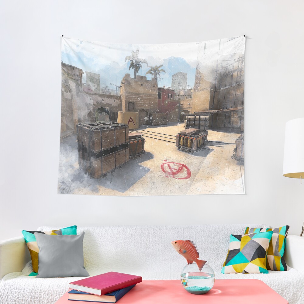 "Mirage CSGO Poster in Watercolour Poster" Tapestry for Sale by Naamiko ...