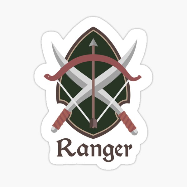 "D&D - Ranger Class Sticker" Sticker by Gartisan | Redbubble