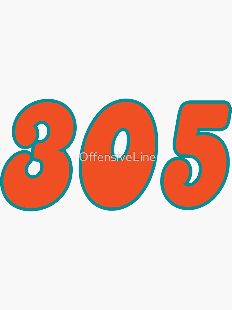 "Miami LYFE the 305!!!" Sticker for Sale by OffensiveLine | Redbubble