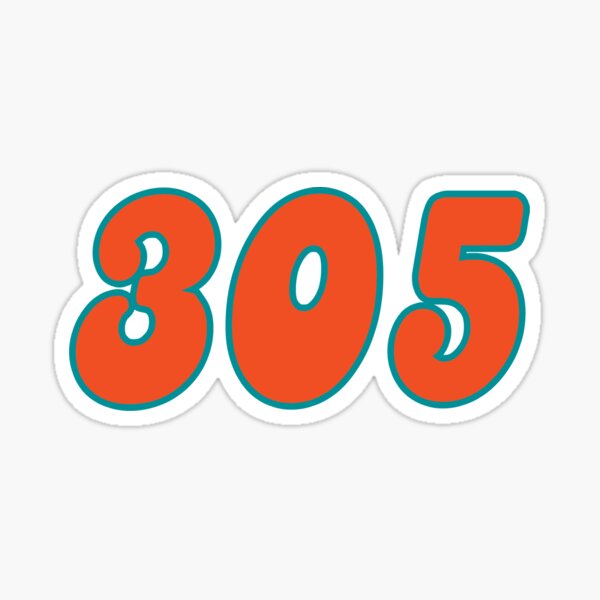 "Miami LYFE the 305!!!" Sticker for Sale by OffensiveLine | Redbubble