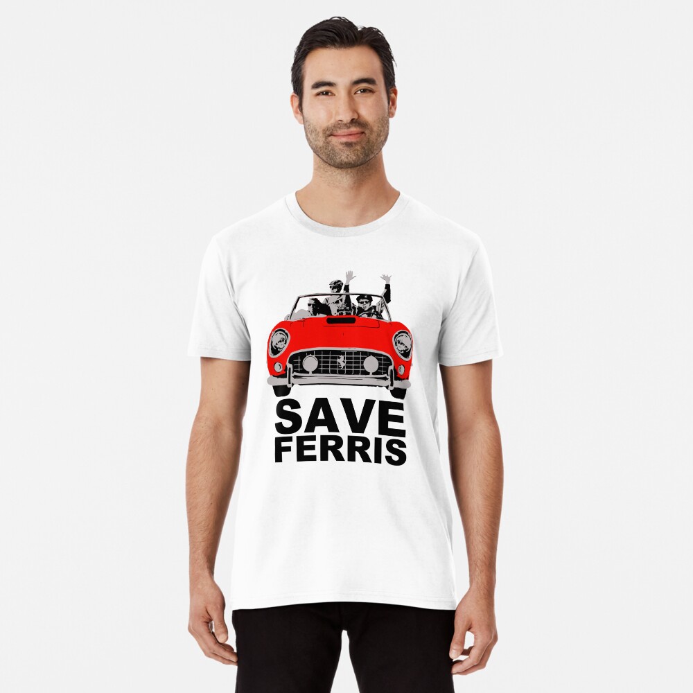 "Save Ferris" Sticker for Sale by SMarques | Redbubble