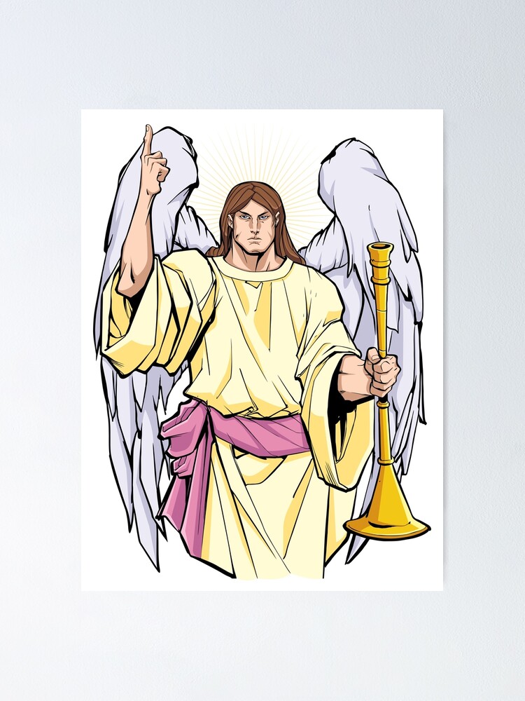 "Archangel Gabriel " Poster by Malchev | Redbubble