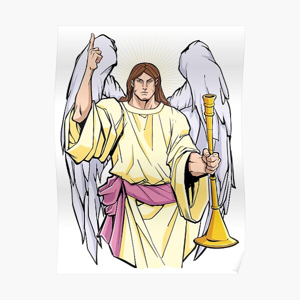 "Archangel Gabriel " Poster by Malchev | Redbubble