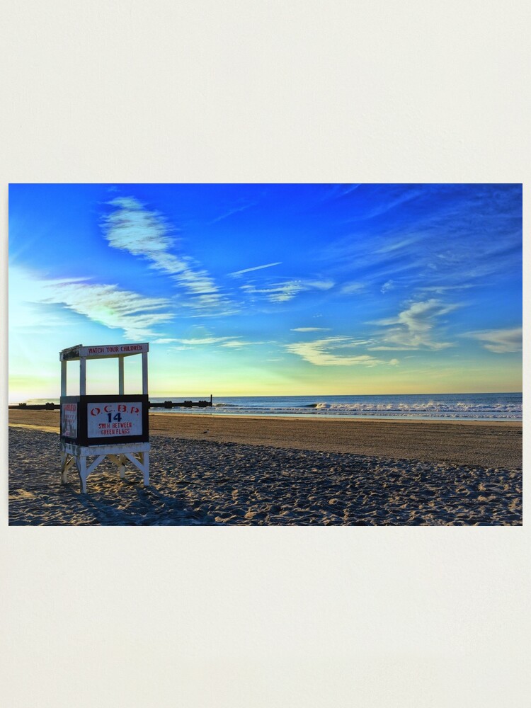 "Lifeguard Stand - Ocean City, NJ" Photographic Print by jimde | Redbubble