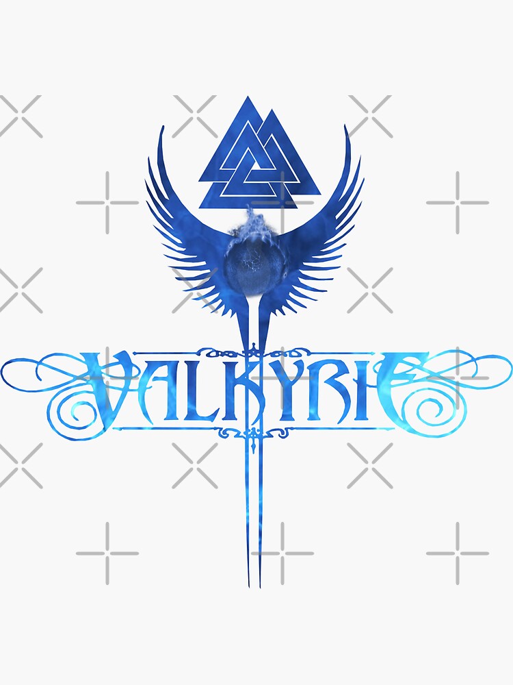 "Valkyrie" Sticker for Sale by FantasySkyArt | Redbubble