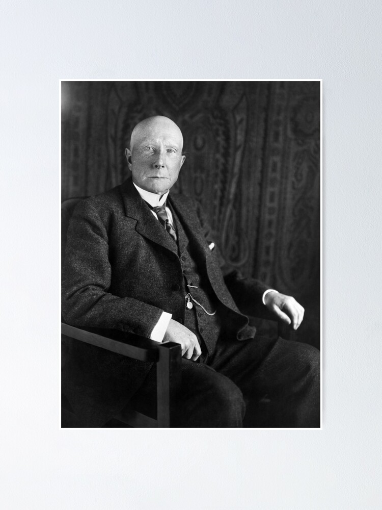 "John D. Rockefeller Portrait" Poster by warishellstore | Redbubble