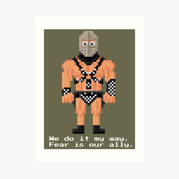 "Lord Humungus - Mad Max 2 Pixel Art" Art Print for Sale by Gwendal ...