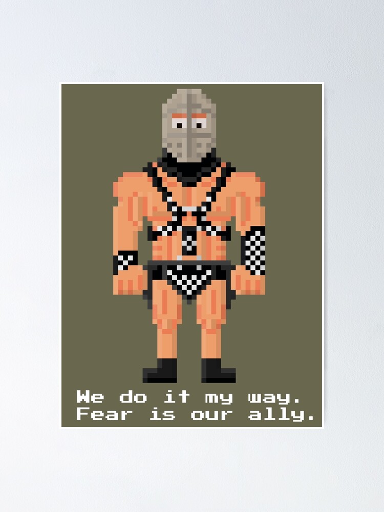 "Lord Humungus - Mad Max 2 Pixel Art" Poster for Sale by Gwendal ...