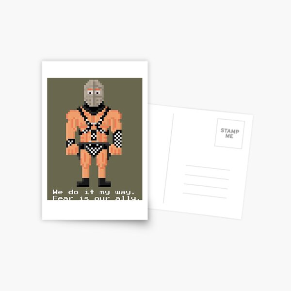 "Lord Humungus - Mad Max 2 Pixel Art" Postcard for Sale by Gwendal ...