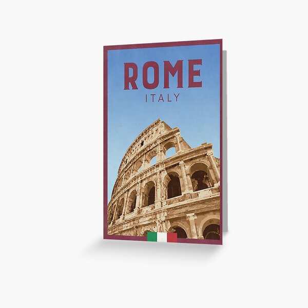 Italy Rome Greeting Cards | Redbubble
