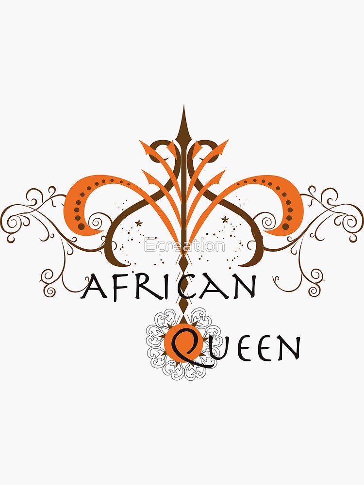 "African Queen" Sticker by Ecreation | Redbubble