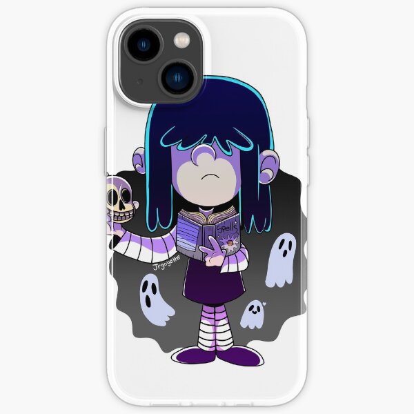 "The Loud House Lucy Loud with Spell book and Skull" iPhone Case for ...