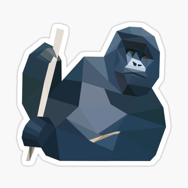 "Harambe" Sticker for Sale by AthleticHeroes | Redbubble