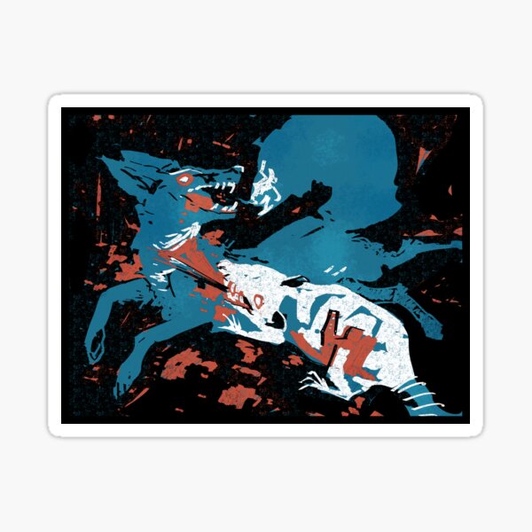 "Prey Predator Prey" Sticker by Fable | Redbubble