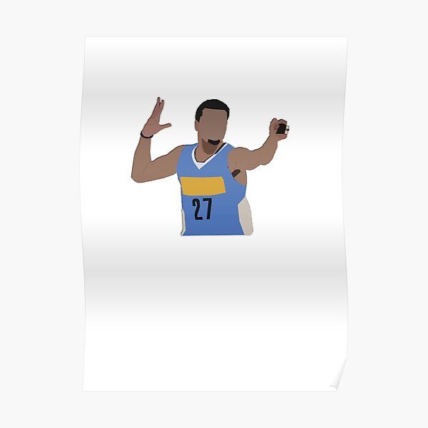 "Jamal Murray - Blue Arrow" Poster by xavierjfong | Redbubble
