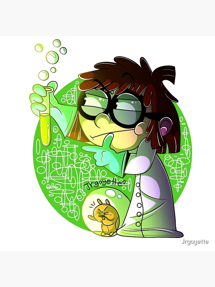 "The Loud House Lisa Loud with test tube and Hamster" Poster by ...