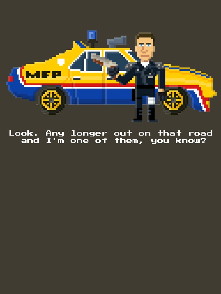 "Max Rockatansky - Mad Max Pixel Art" T-shirt by Gwendal | Redbubble ...