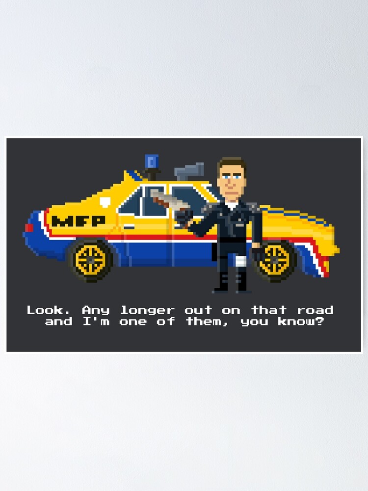 "Max Rockatansky - Mad Max Pixel Art" Poster by Gwendal | Redbubble