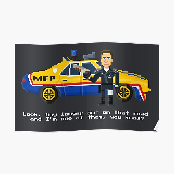 "Max Rockatansky - Mad Max Pixel Art" Poster by Gwendal | Redbubble