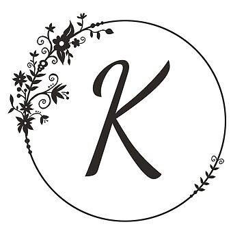 "Initial Letter K" Art Print for Sale by DaleSimpson | Redbubble