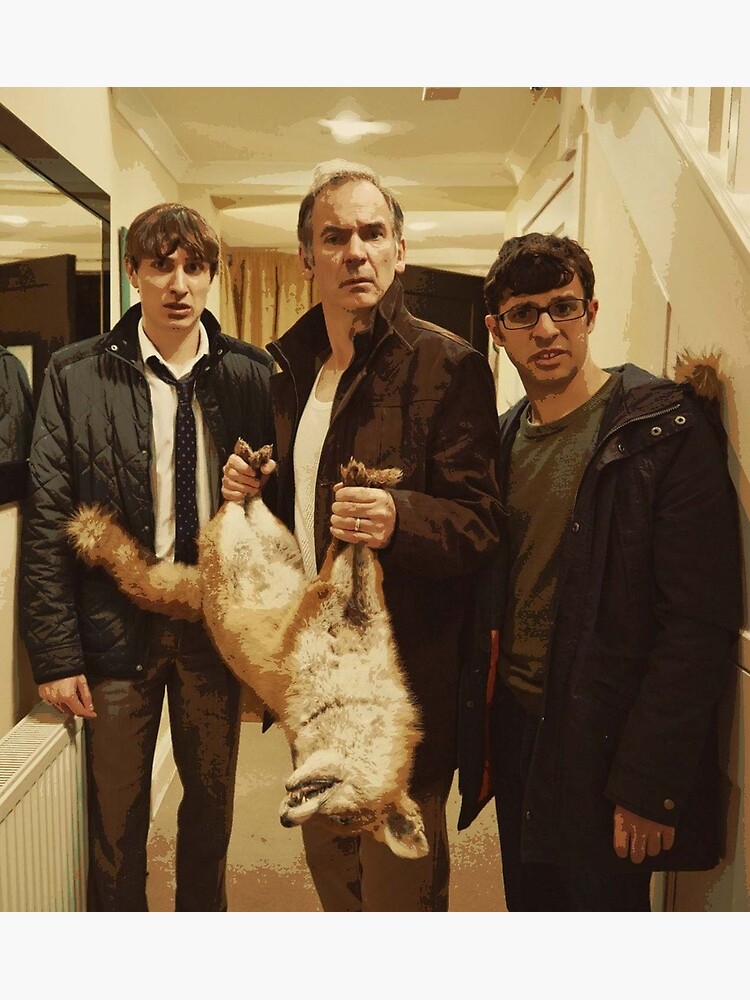 Lámina fotográfica «Dead Fox Friday Night Dinner Fan Art de dibujos ...