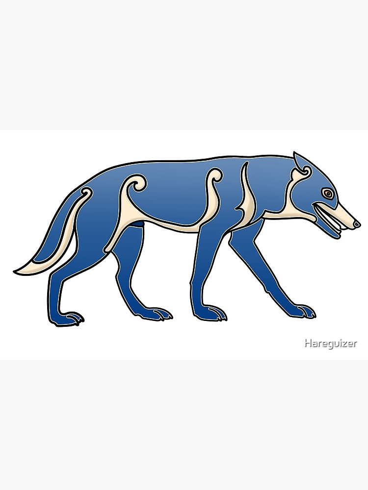 "Pictish Wolf" Art Print for Sale by Hareguizer | Redbubble
