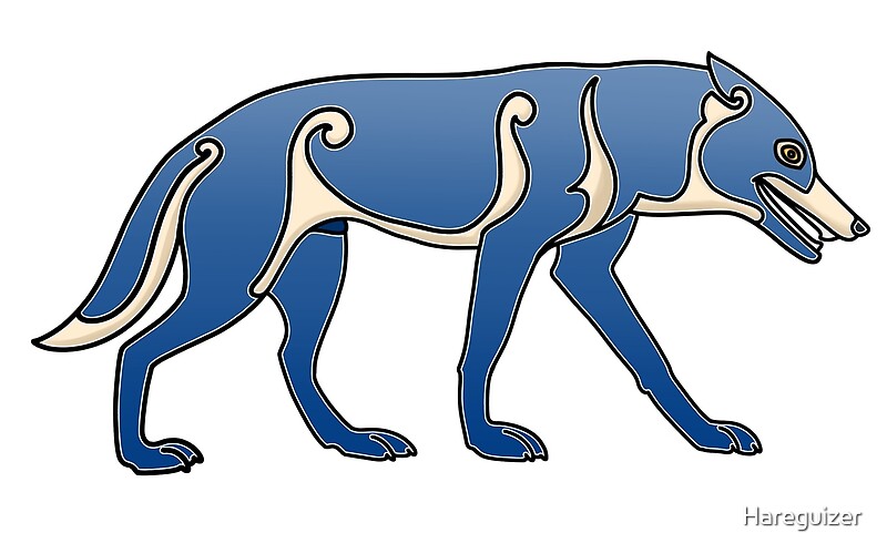 "Pictish Wolf" by Hareguizer | Redbubble