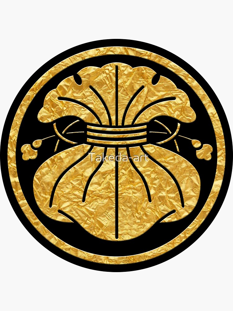 "Japanese Mon Fukuro" Sticker for Sale by Takeda-art | Redbubble