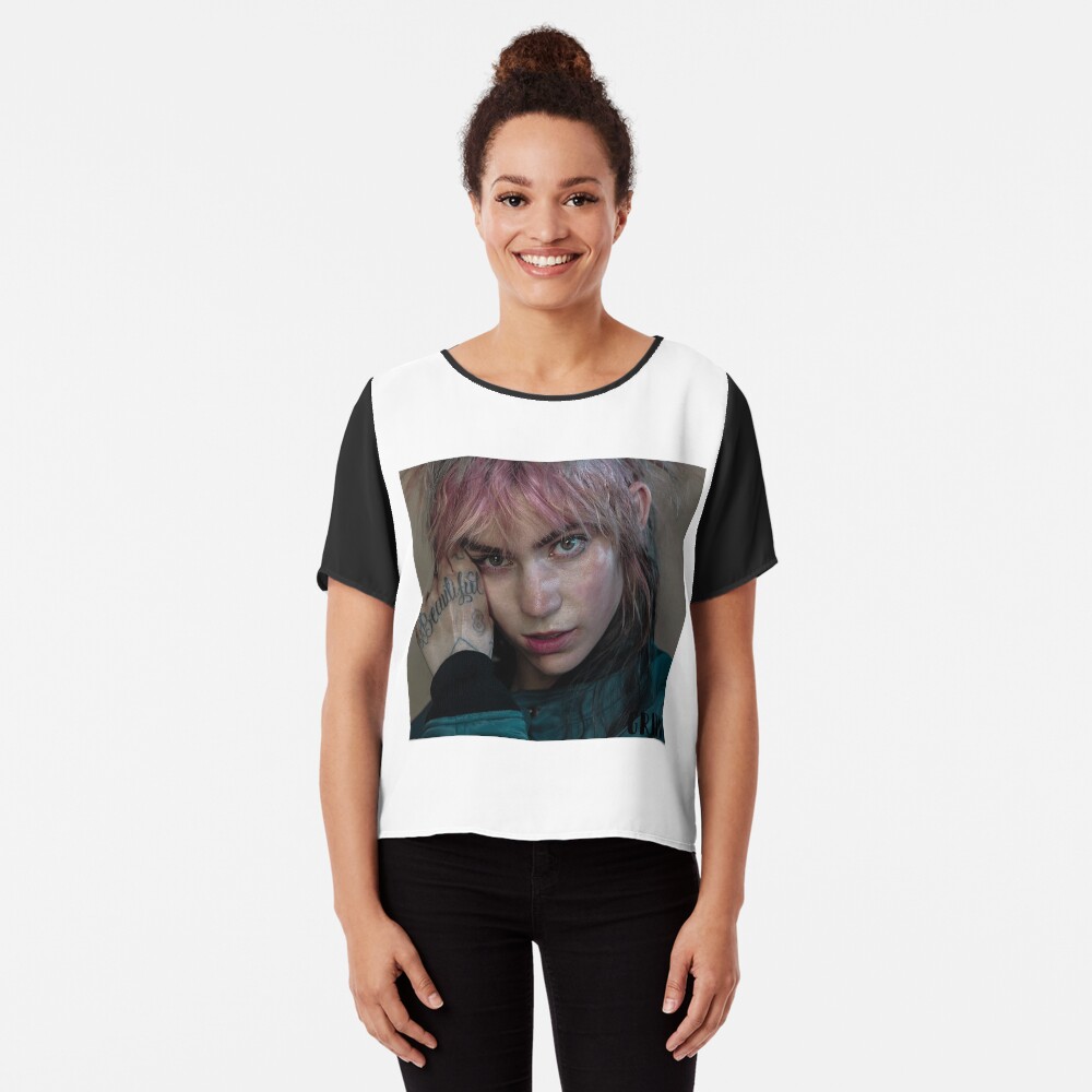 "Grimes" Sticker for Sale by chickenugget | Redbubble