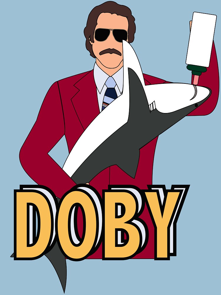 "Ron Burgundy and Doby" T-shirt for Sale by Jaquiee | Redbubble ...