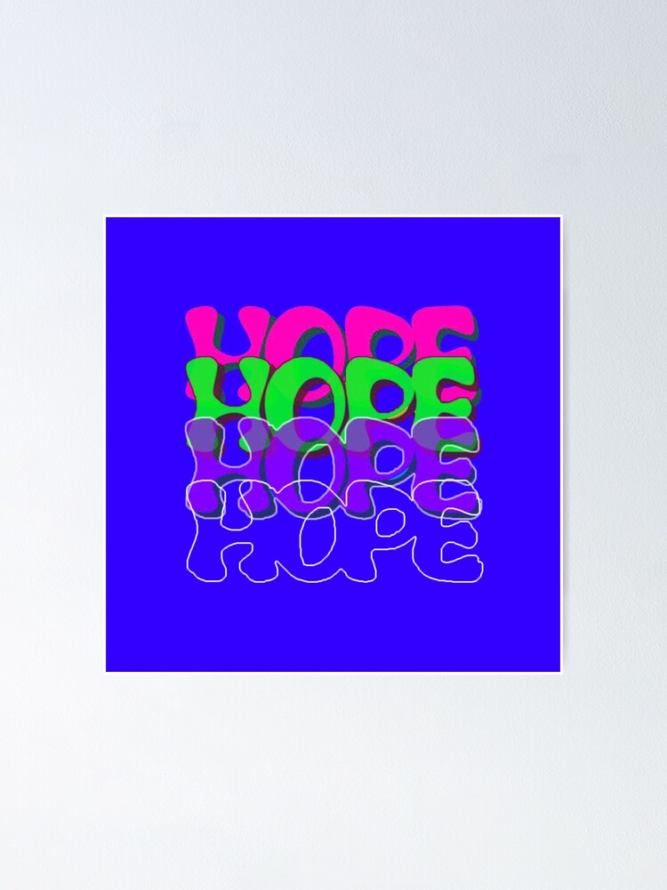 Póster «J-Hope Hope World "Hope" Logo design ver.2» de renachuu | Redbubble