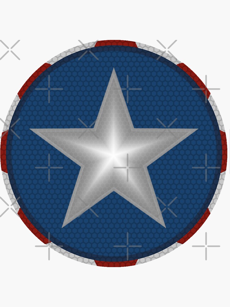 "America Captain" Sticker by KalEl7 | Redbubble