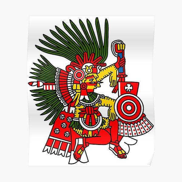 "Tloque-Nahuaque" Poster by Gwendal | Redbubble