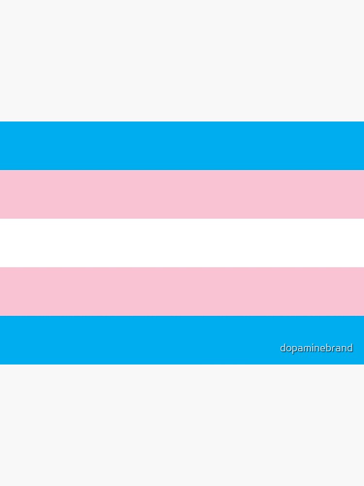 "Trans Flag" Poster by dopaminebrand | Redbubble