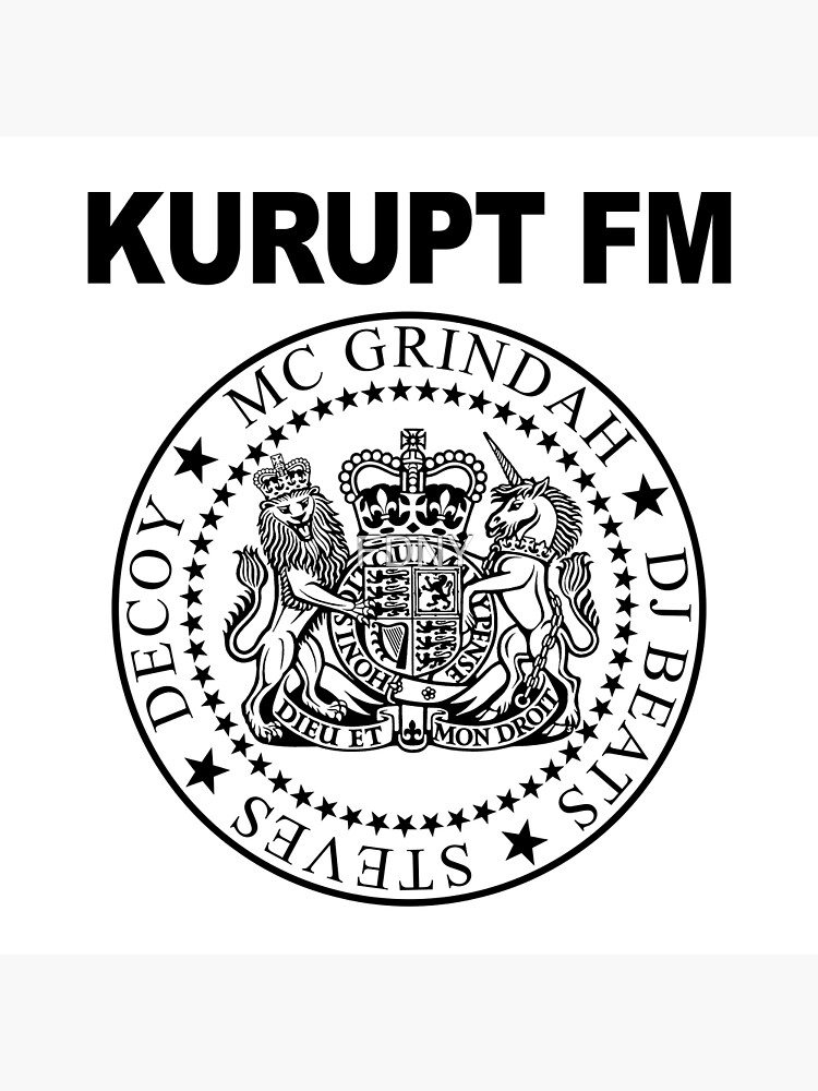 "KURUPT FM" Poster for Sale by FDNY | Redbubble