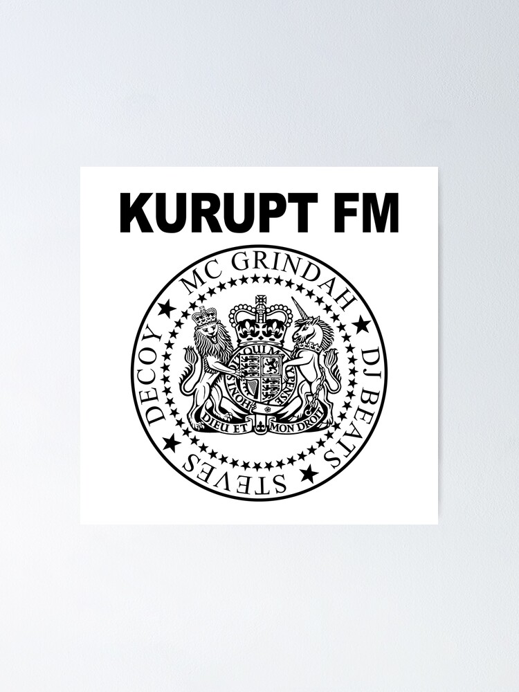"KURUPT FM" Poster for Sale by FDNY | Redbubble