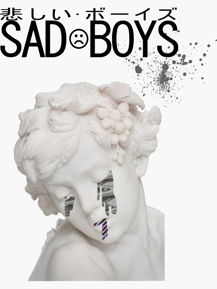 "Sad boys vaporwave" Sticker for Sale by NostalgiaCorp | Redbubble