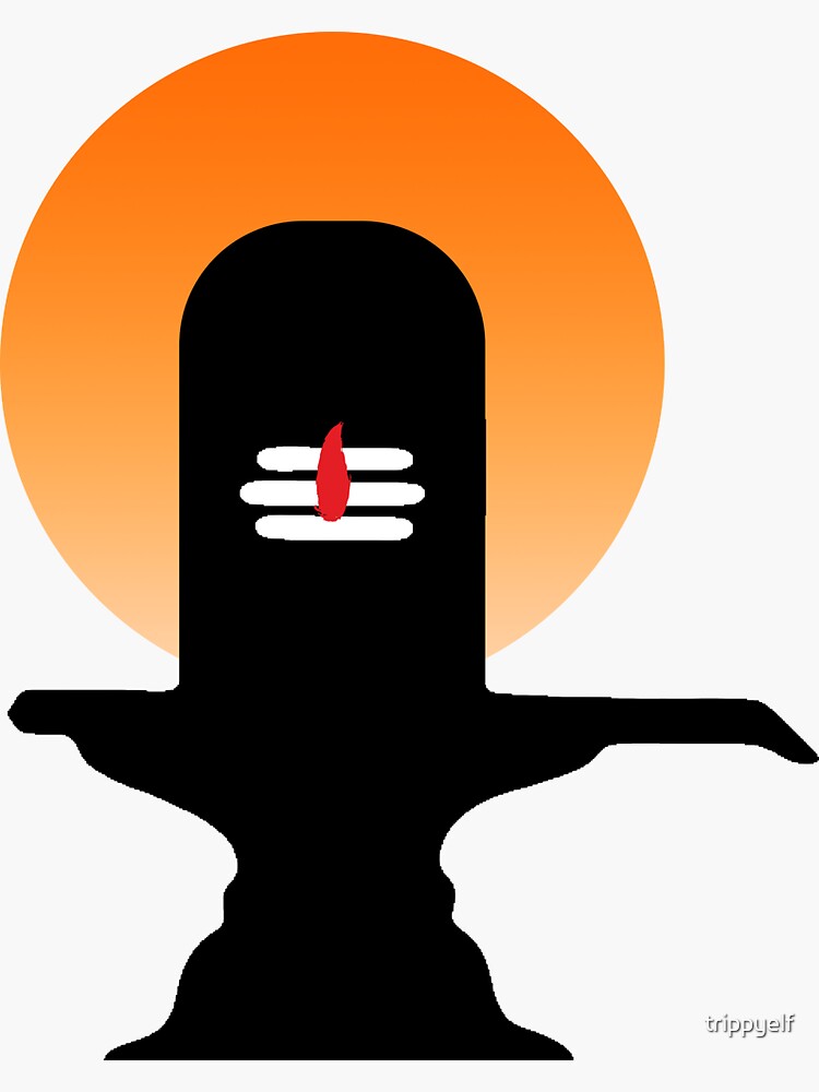 "Shiva Lingam" Sticker for Sale by trippyelf | Redbubble