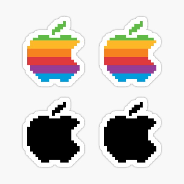 "Apple­ 8-bit" Sticker by napple | Redbubble